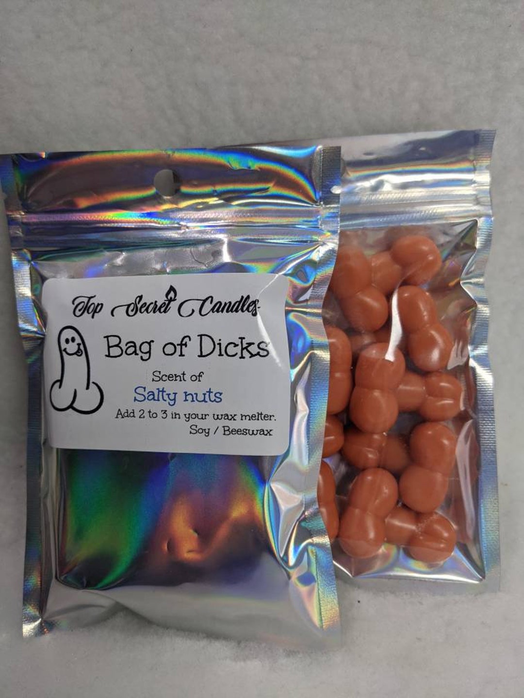 Bag Of Dicks Soy Paraffin Wax Melts 21st Birthday Party Divorce Party Bachelorette Gag