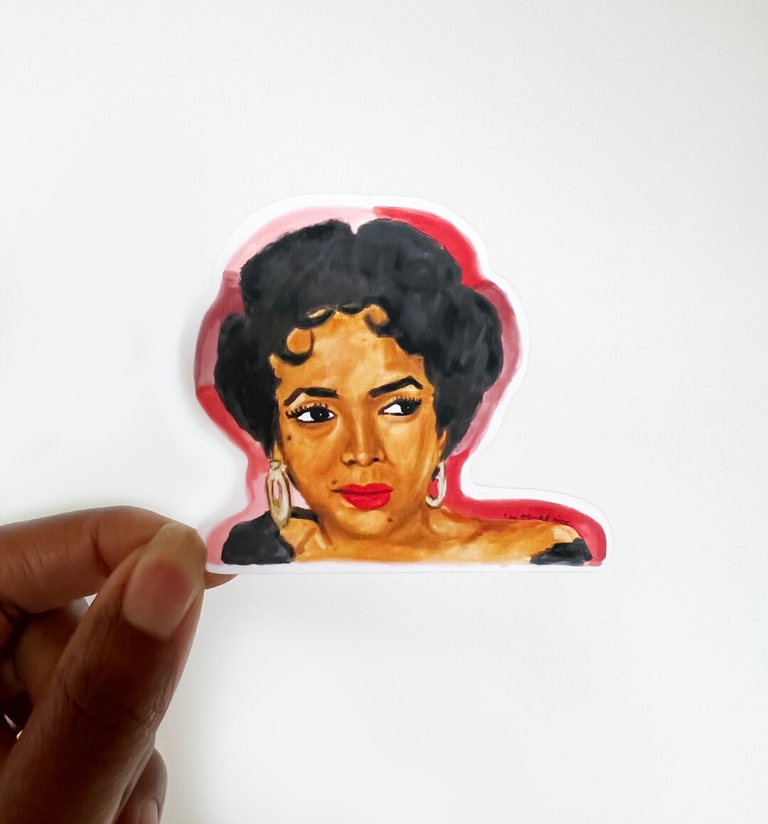 Dorothy Dandridge Carmen Jones Vinyl Art Sticker Vintage Old Hollywood ...