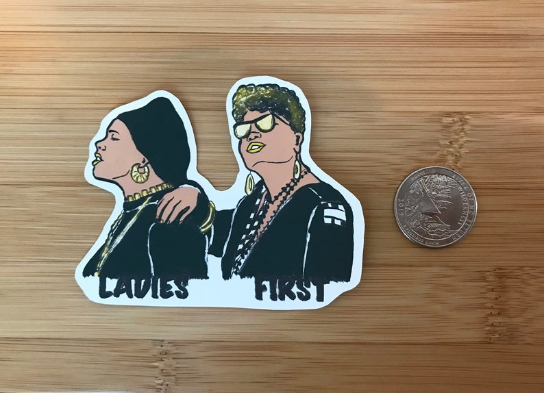Ladies First Vinyl Art Sticker Hip Hop Sticker Rap Sticker - Etsy