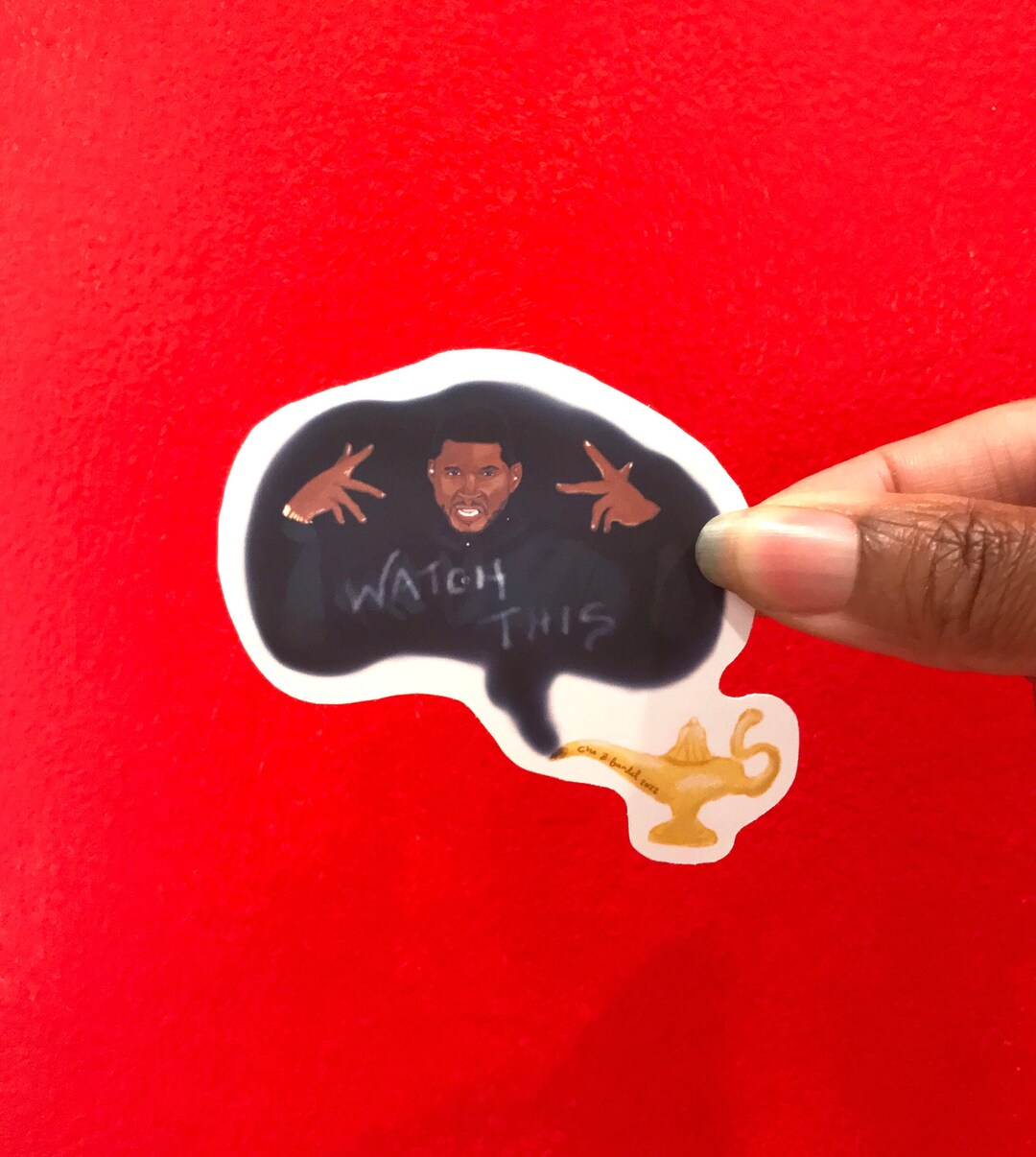 I Dream of Usher Watch This R and B Sticker - 2000s Music Lover Sticker ...