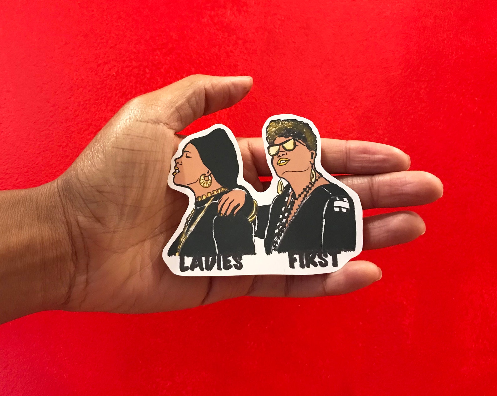 Ladies First Vinyl Art Sticker Hip Hop Sticker Rap Sticker - Etsy