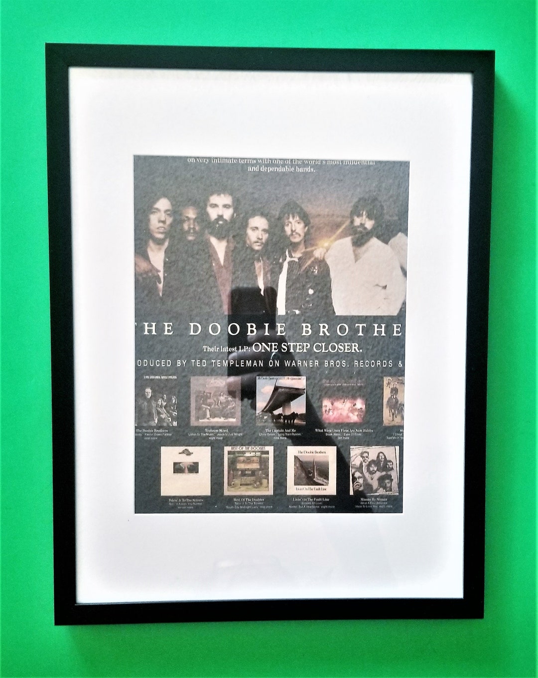 The Doobie Brothers One Step Closer Record Album Promo Print Ad 16x20 ...