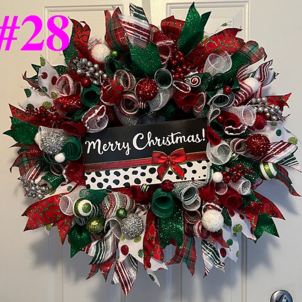 Deco Mesh Bow - Etsy