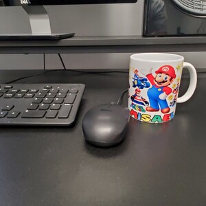 Personalized Super Mario Mug,,super Mario Gift,mario Video Game ...