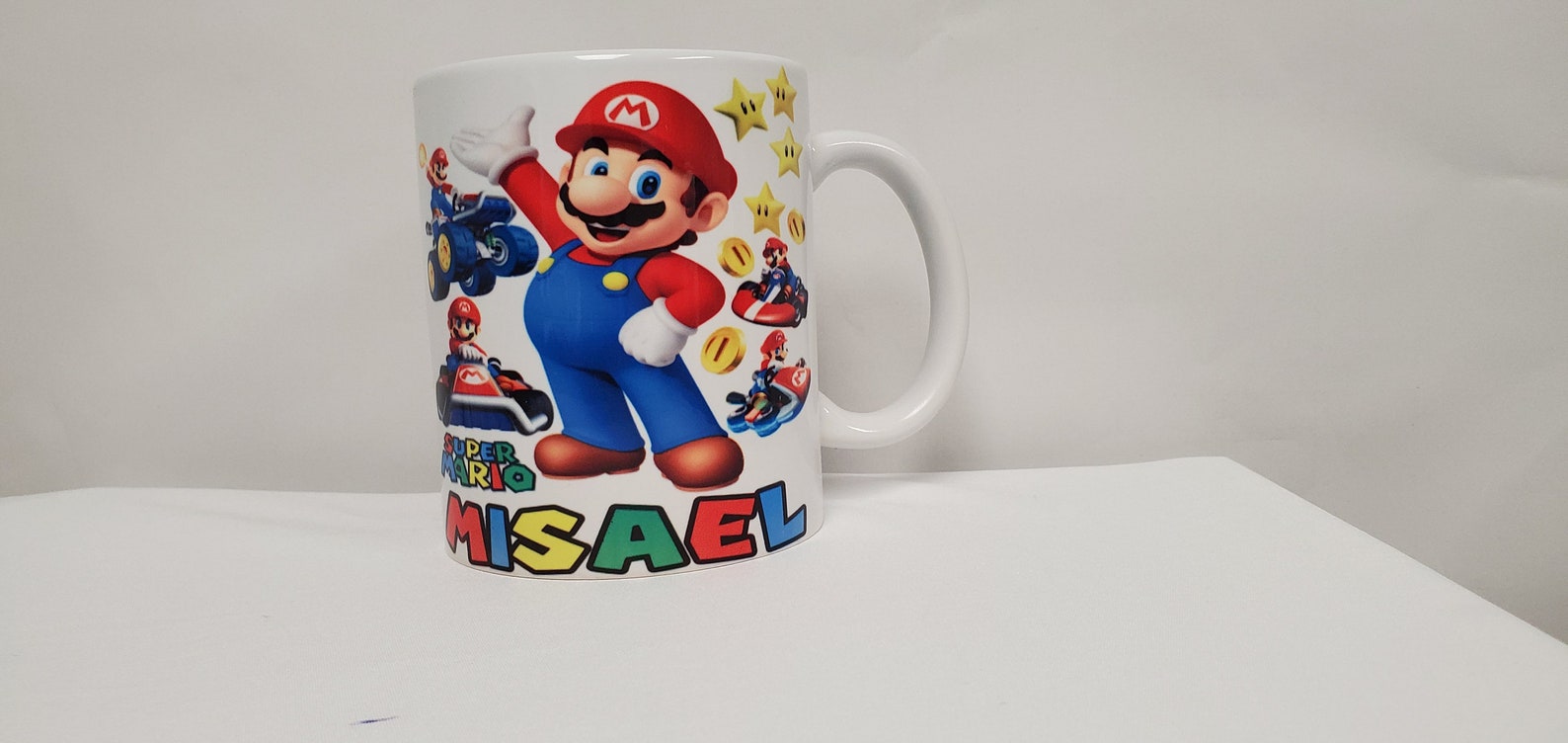 Personalized Super Mario Mugsuper Mario Giftmario Video - Etsy