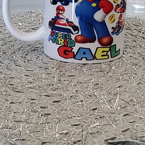 Personalized Super Mario Mug,,super Mario Gift,mario Video Game ...