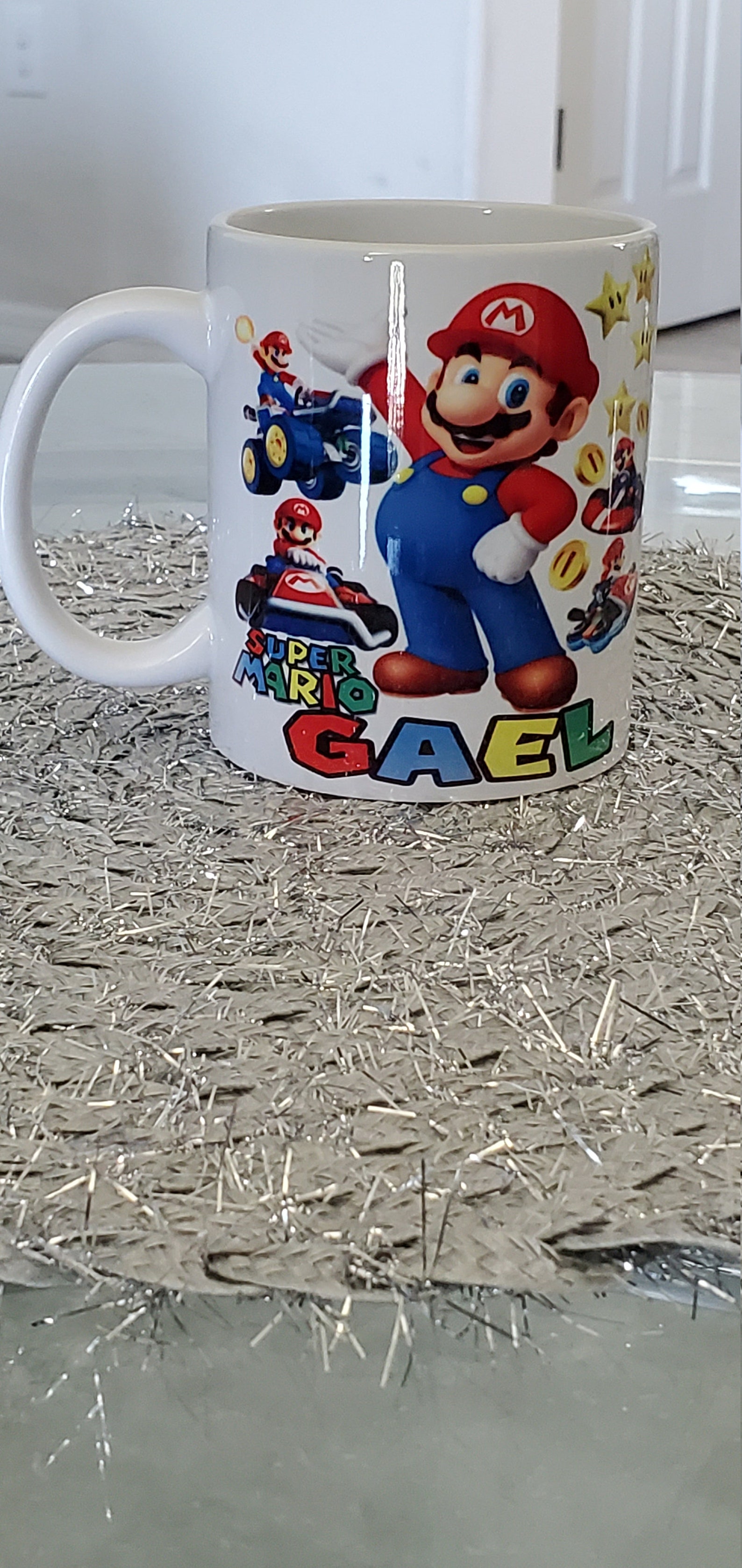 Personalized Super Mario Mugsuper Mario Giftmario Video | Etsy