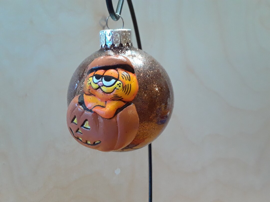 Brown Glitter Fat and Orange in Pumpkin Ornament - Etsy
