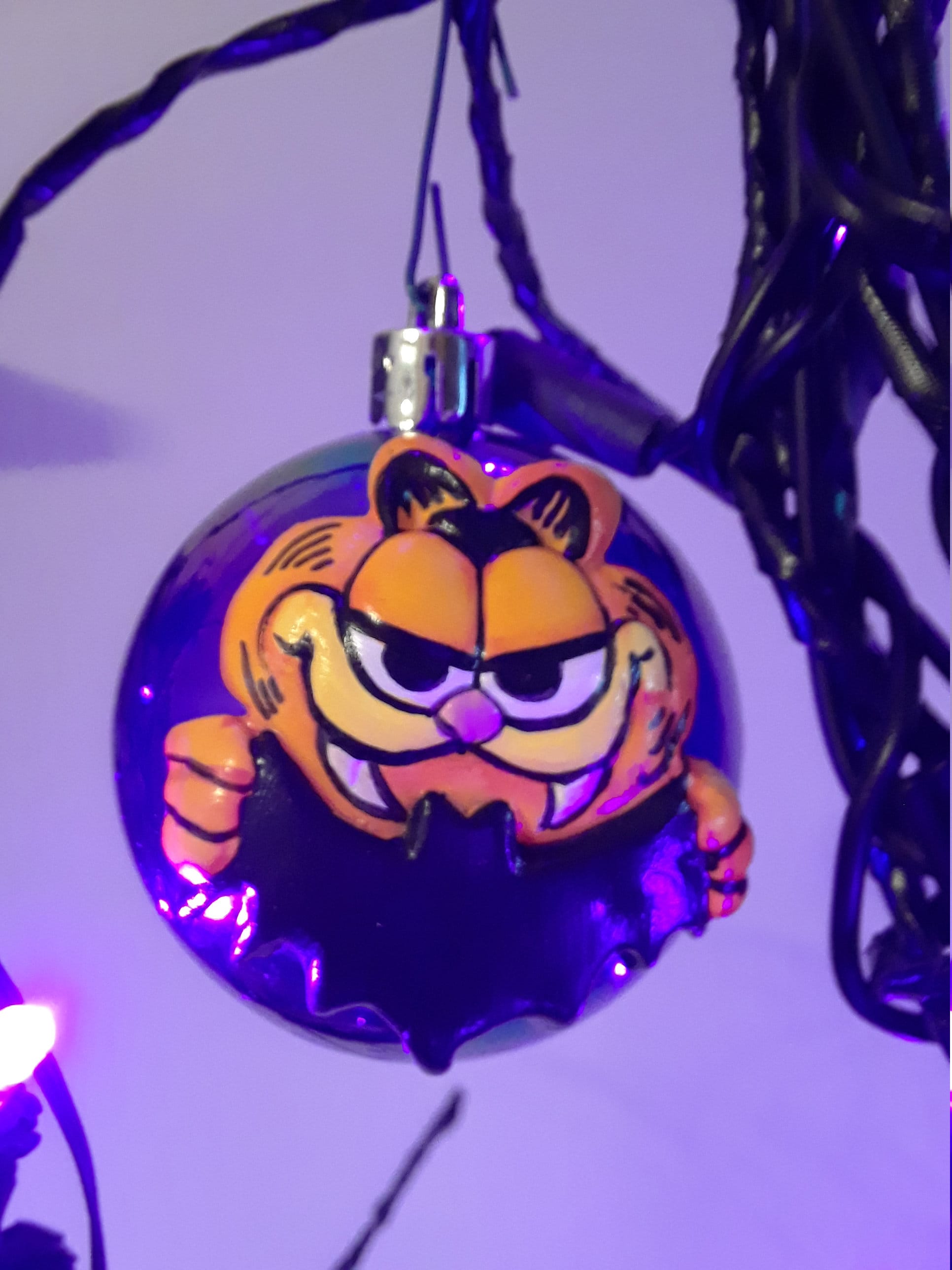 Fat and Orange Dracula Ornament - Etsy