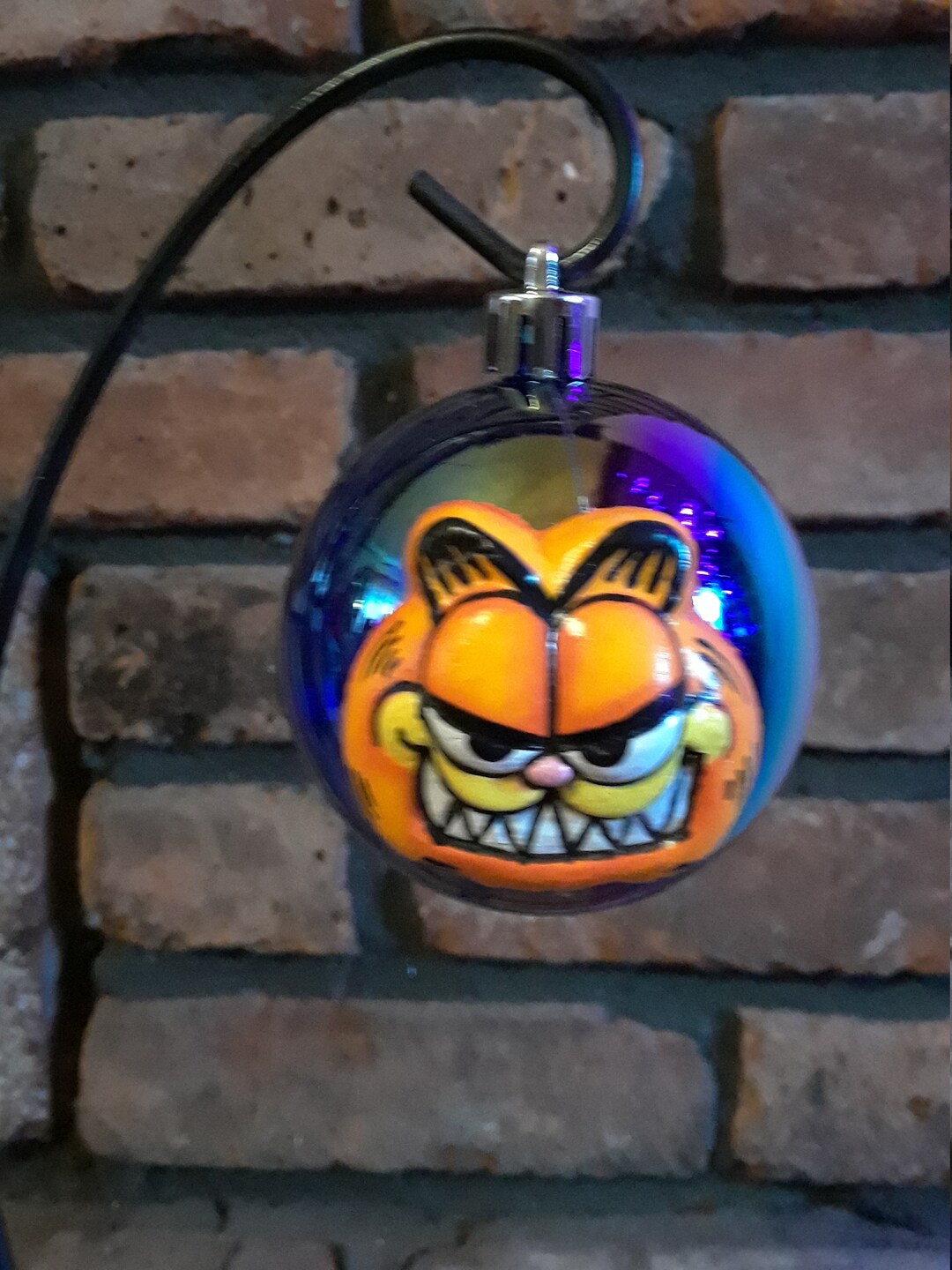 Fat and Orange Scary Halloween Ornament - Etsy