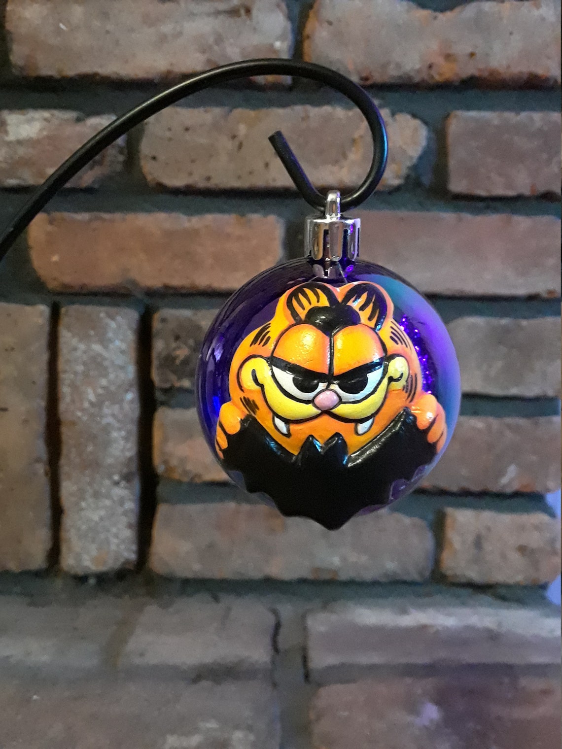 Fat and Orange Dracula Ornament - Etsy