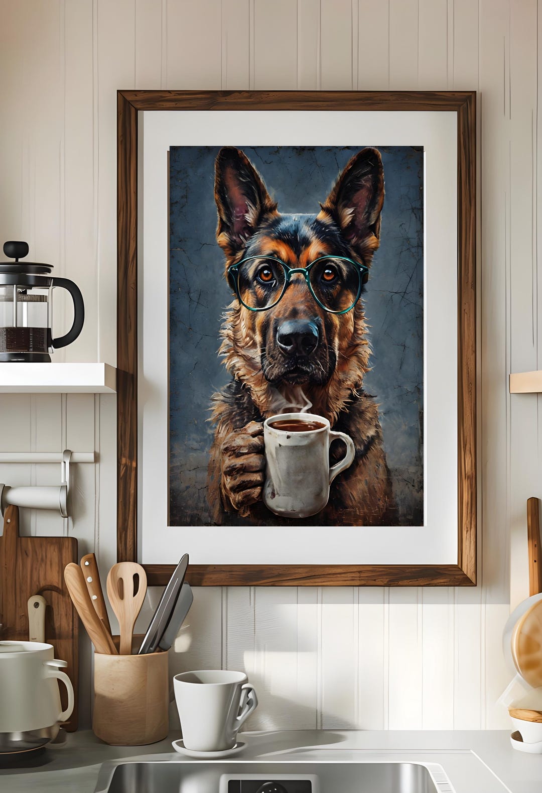 German Shephard Digital Art, German Shephard Digital Art Prints, German ...