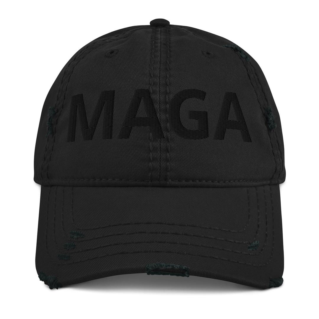 MAGA Embroidered Washed Hat MAGA Hat Patriot Hat Distressed Dad Hat - Etsy