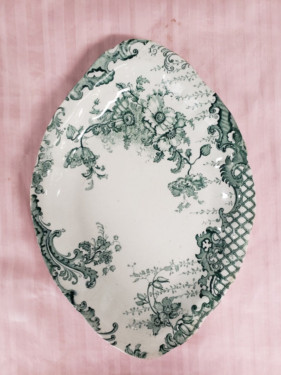 Upper Hanley Semi-porcelain Pottery of England Platter - Etsy