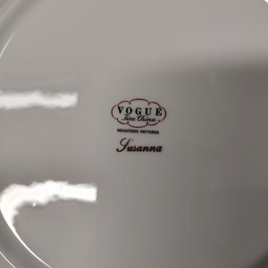 Vogue China, Susanna, 10 Inch Dinner Plates, 8 Inch Salad Plates, Tea ...