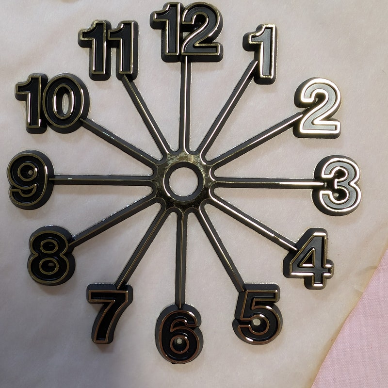 Starburst Clock - Etsy