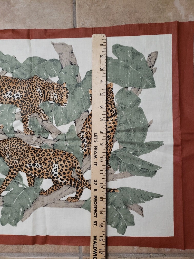 Pillow Panels, Lion Panel, Cheetah Panel, Decorator Fabric - Etsy
