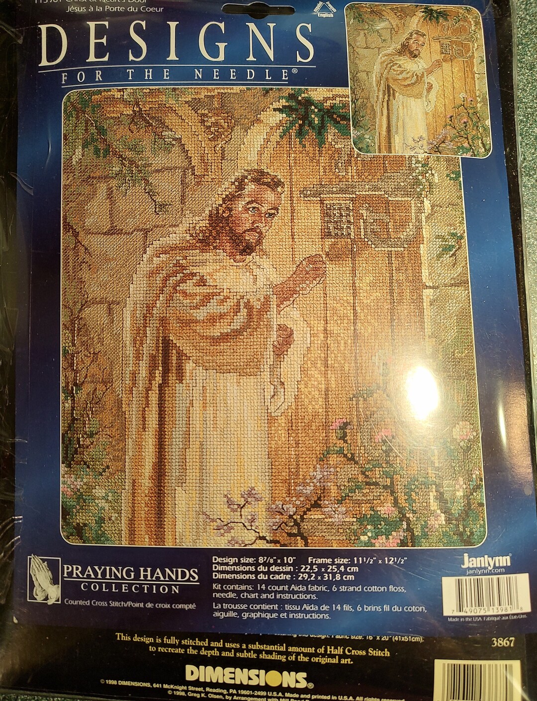 Dimension, Designs for the Needle, Praying Hands Collection, Counted ...