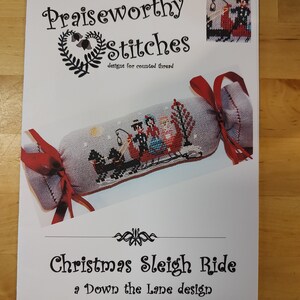 Christmas Sleigh Ride, Counted Cross Stitch Design, Praiseworthy ...