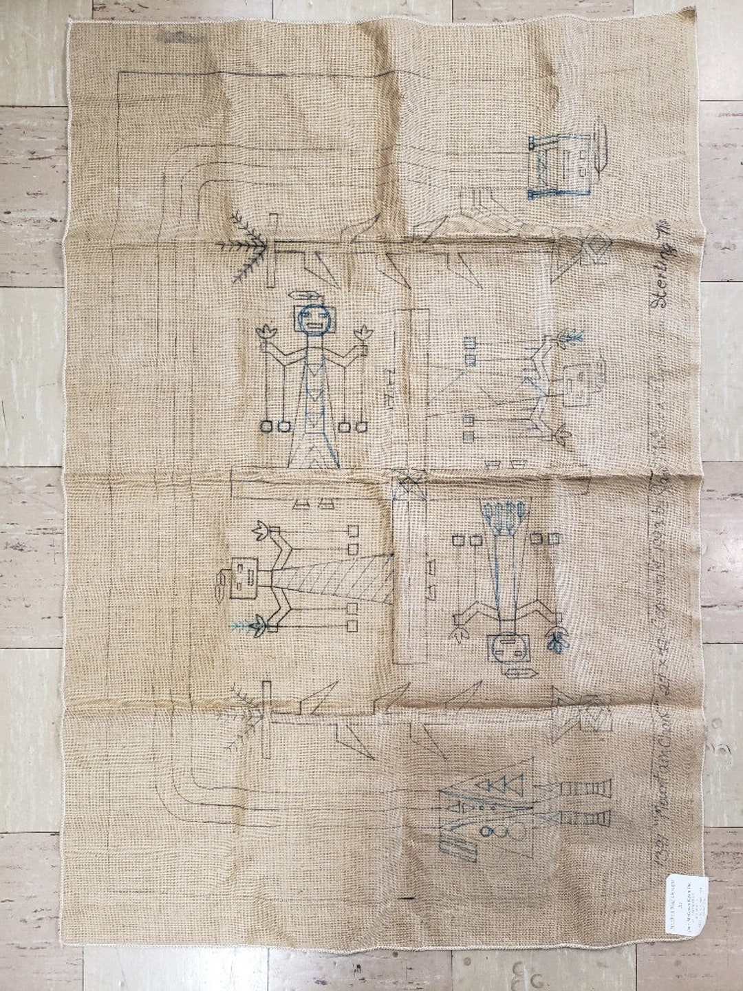 Mountain Chant, Pattern 1391, 1993 by Jane Mcgown Flynn, Rug Hooking ...