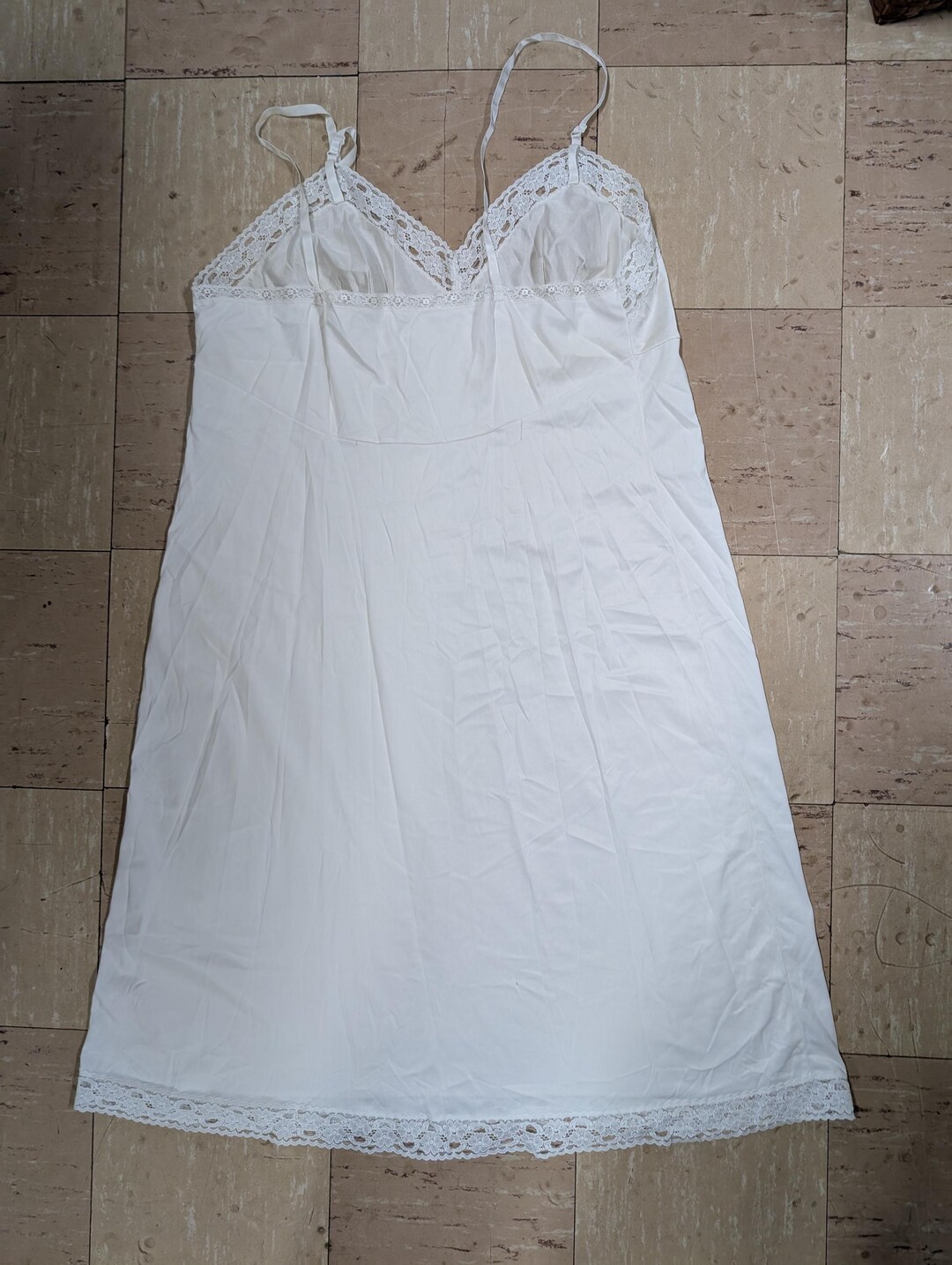 Vintage Vanity Fair White Full Slip, Large Size 42 Slip - Etsy