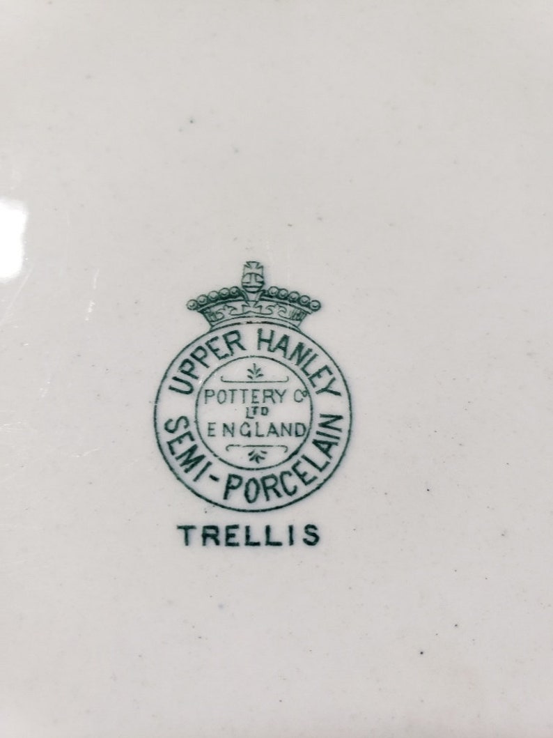Upper Hanley Semi-porcelain Pottery of England Platter - Etsy