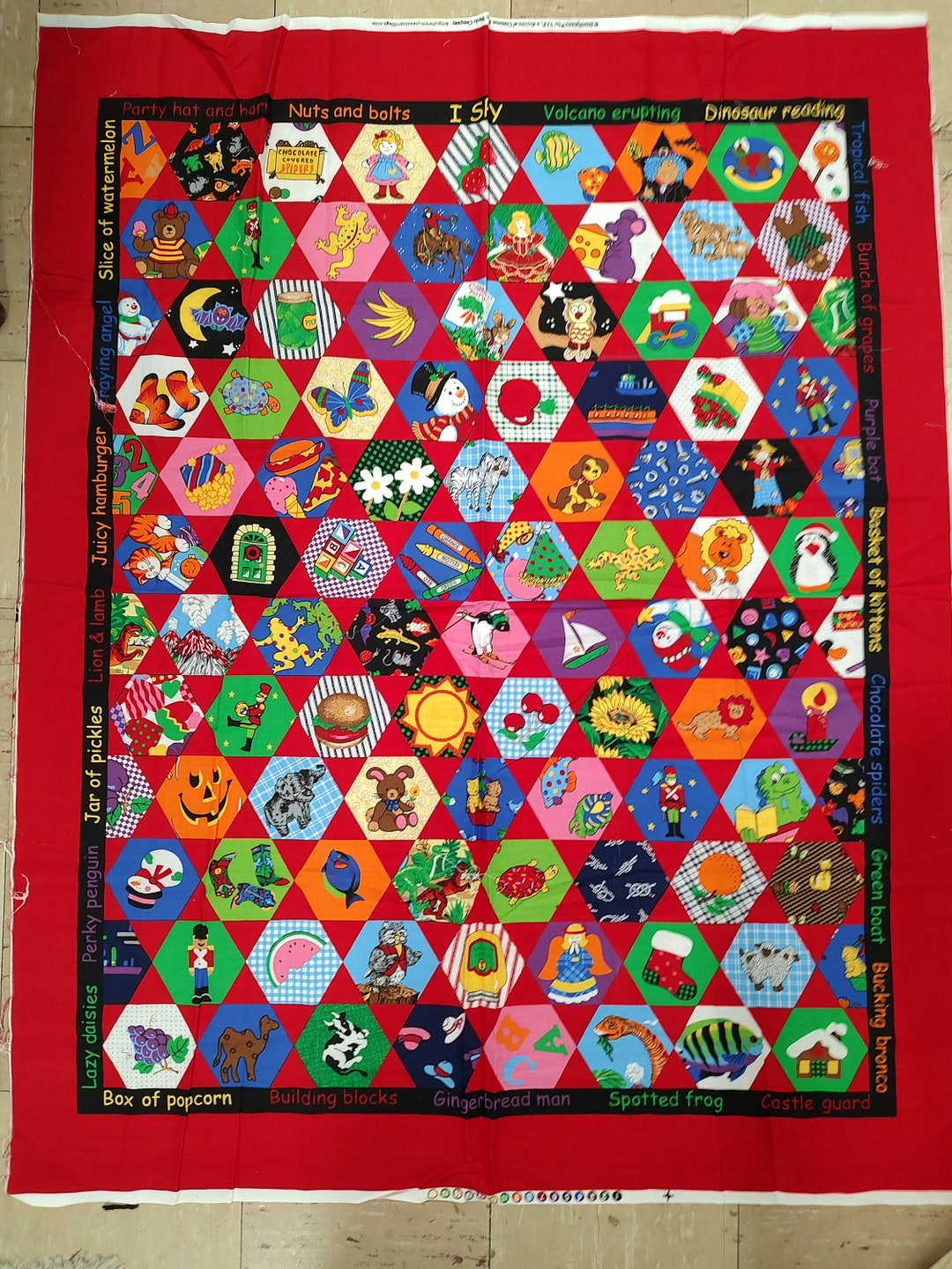 Dreamspinners, I Spy Panel, Quilt Panel, Baby Quilt Panel, Cotton Panel ...