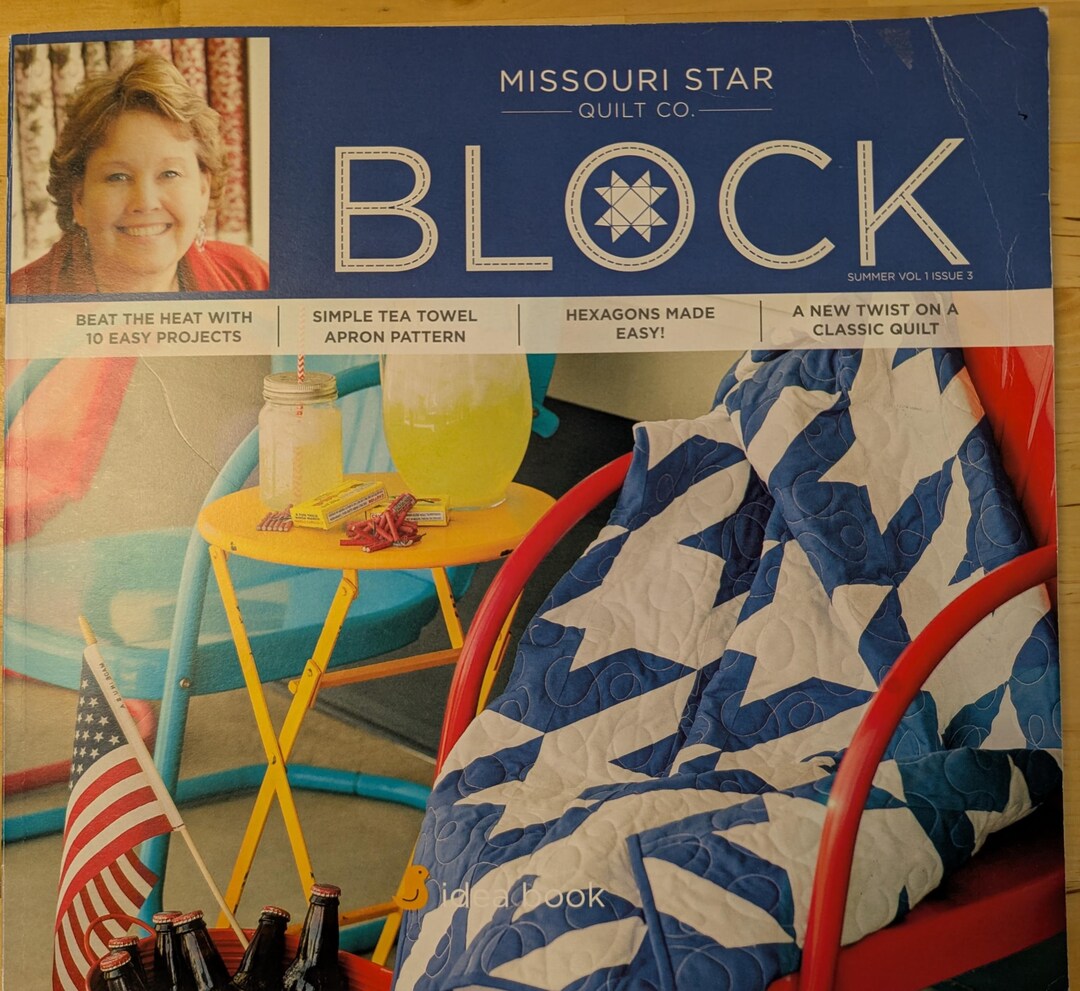 Block, Missouri Star Quilt Co Magazine, Block Magazine, 2014, Summer ...