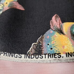 Rainbow Trout Fabric, Springs Industries, Cotton Sewing and Quilting ...