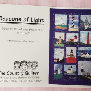 Beacons of Light, Lighthouse Quilt Block Patterns, BOM Series, the ...