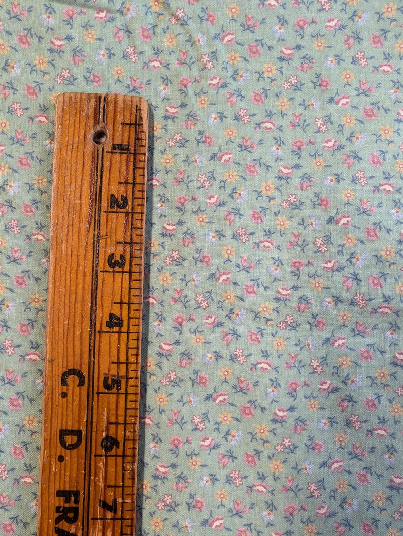 Calico Print Fabric, Springs Industries, Cotton Quilting or Sewing ...