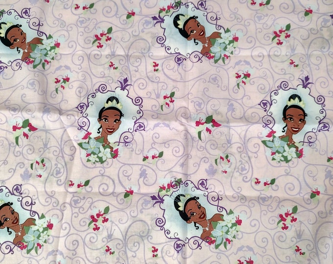 Disney Princess Fabric, African American Princess Fabric, Cotton ...