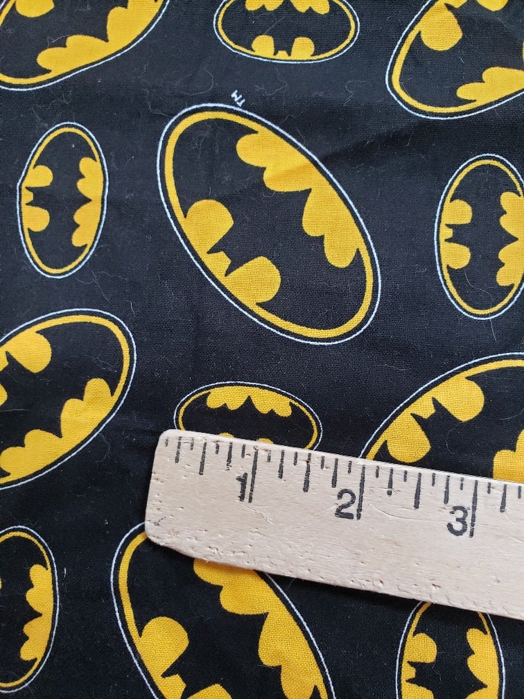 Batman Fabric, Fat Quarter, Quilting Fabric, Novelty Print Fabric ...