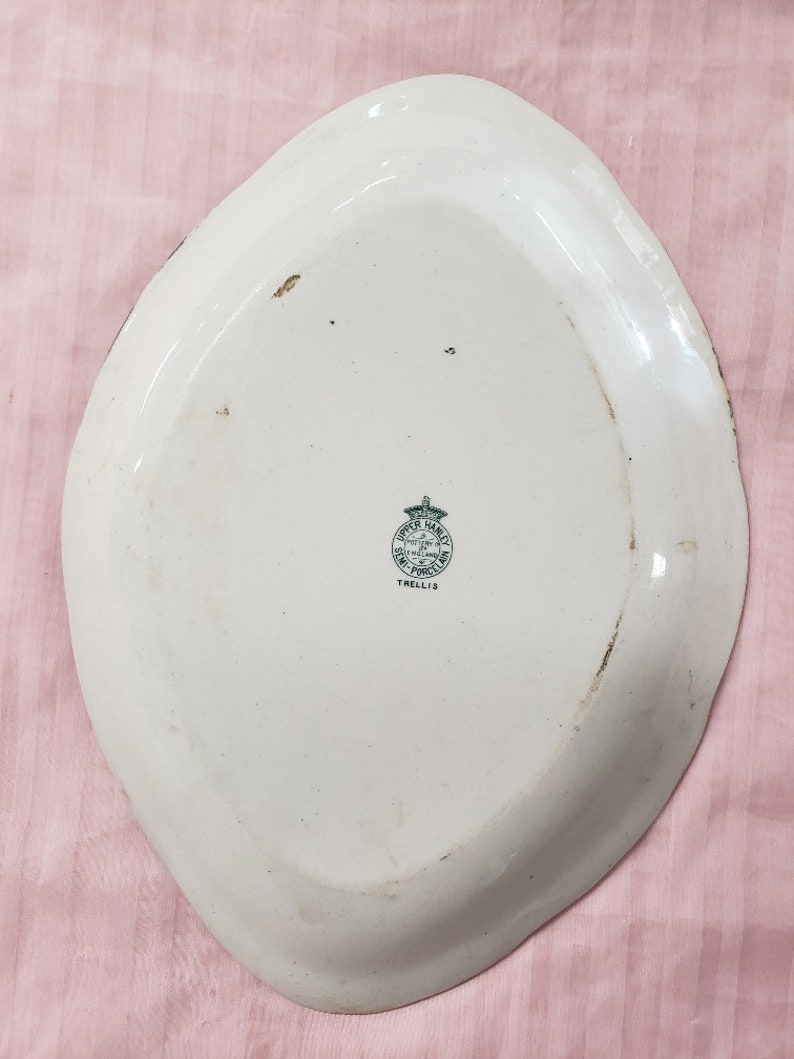 Upper Hanley Semi-porcelain Pottery of England Platter - Etsy