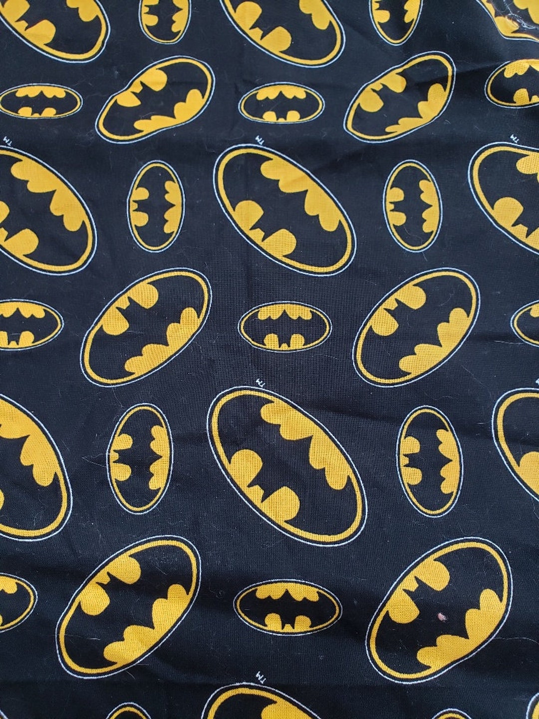 Batman Fabric, Fat Quarter, Quilting Fabric, Novelty Print Fabric ...
