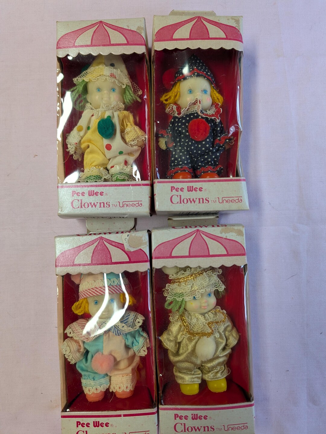 Pee Wee CLOWNS the Pocket Size Doll by Uneeda in Original Box Vintage ...