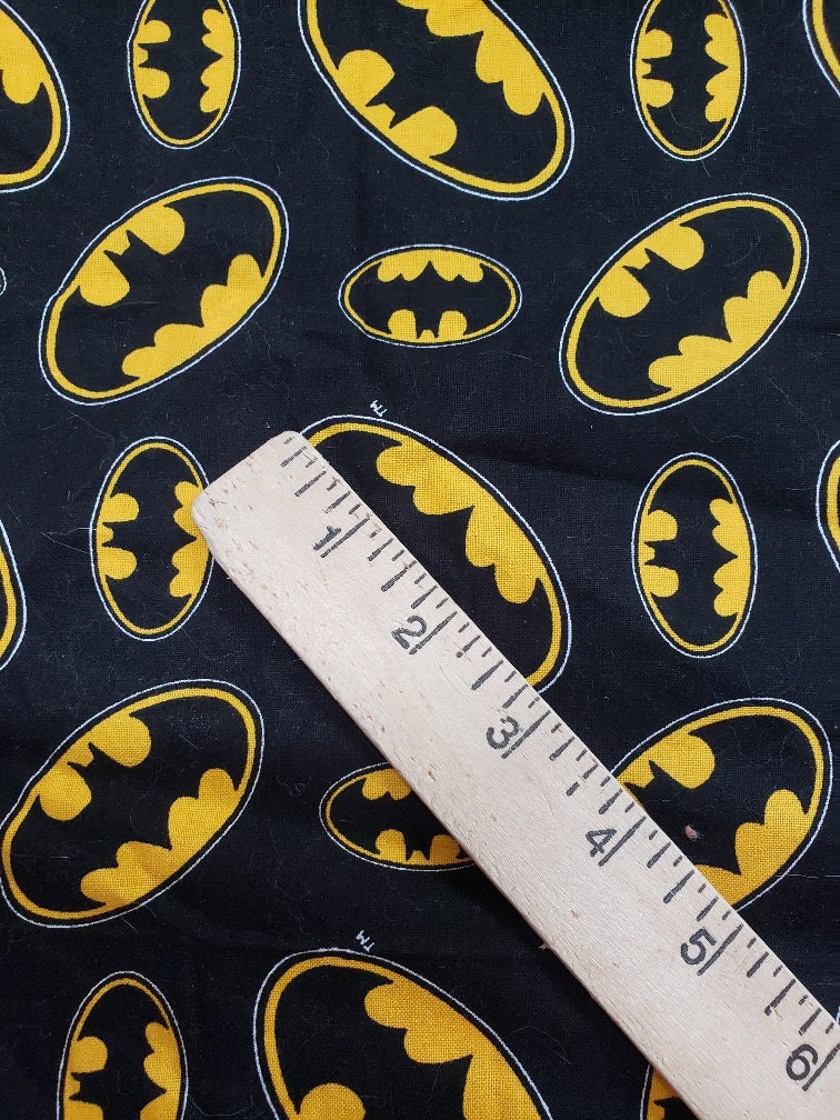 Batman Fabric, Fat Quarter, Quilting Fabric, Novelty Print Fabric ...