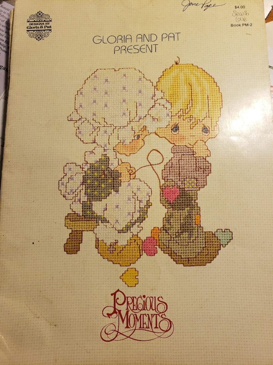 Precious Moments Cross Stitch Pattern Book, Designs by Gloria and Pat ...