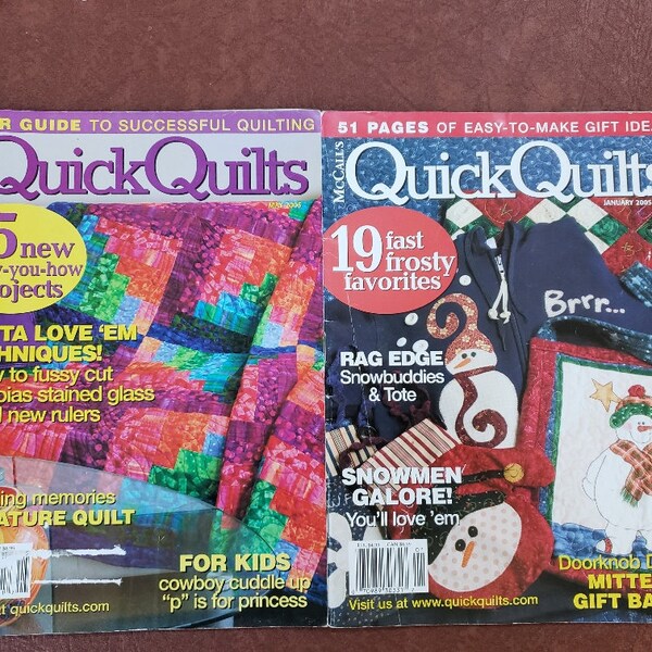 Quick Quilt Patterns - Etsy
