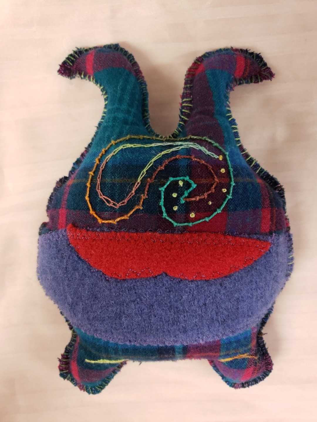 Handmade Monster Figure, Repurposed Wool Creature, Plushie - Etsy