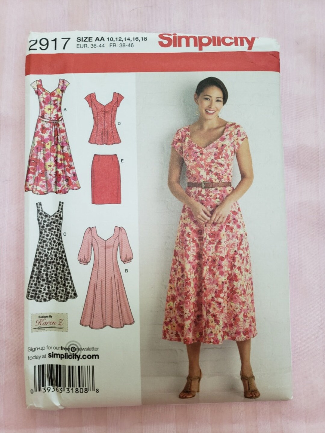 Simplicity Women's Pattern 2917, Women's Skirt, Top and Dress Pattern ...