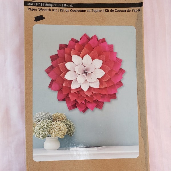 Paper Wreath - Etsy