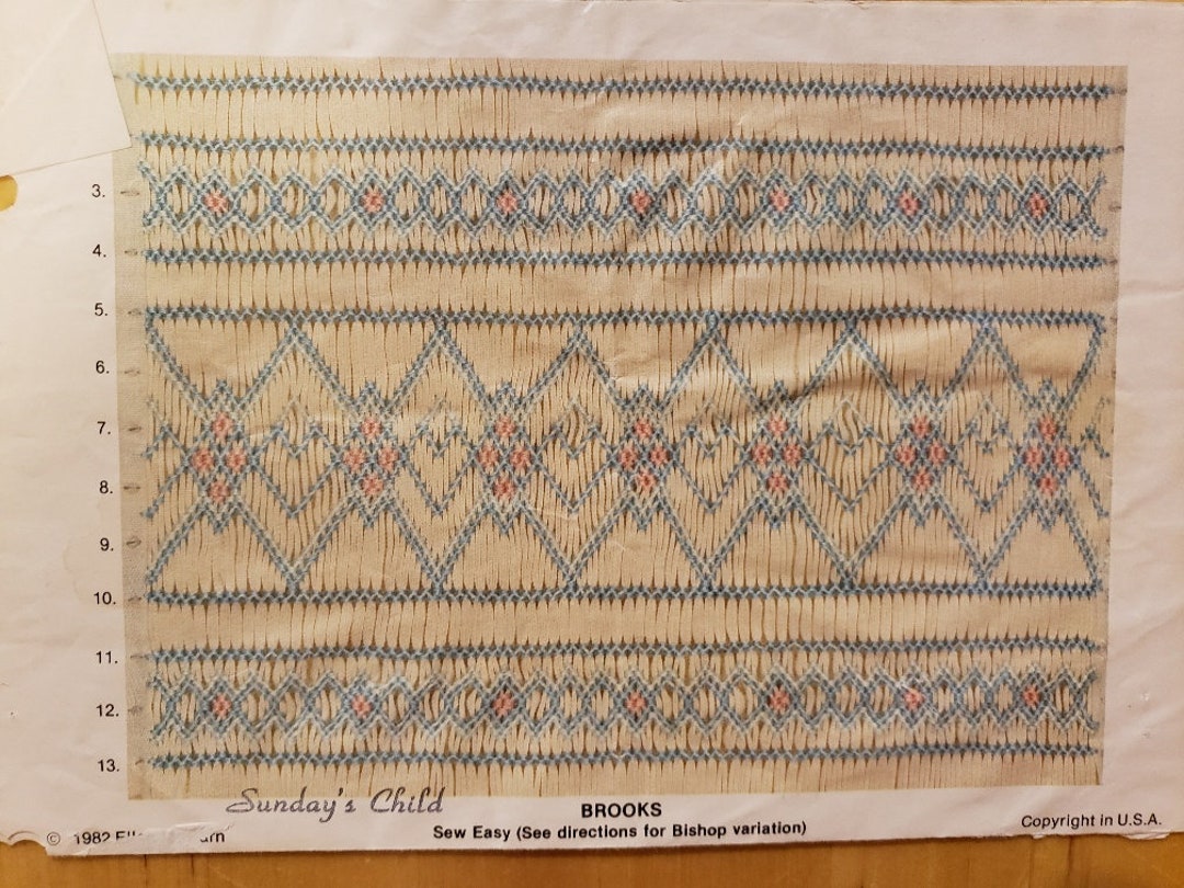 Vintage Smocking Patterns, 1980s Sewing Projects - Etsy