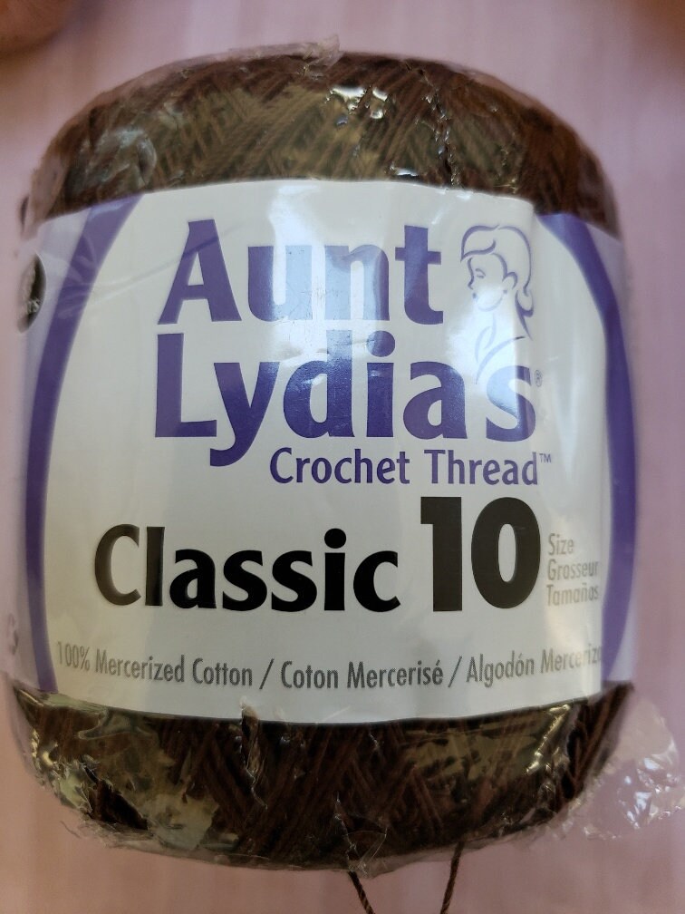 Cotton Crochet Thread Aunt Lydia's Classic 10 100% - Etsy