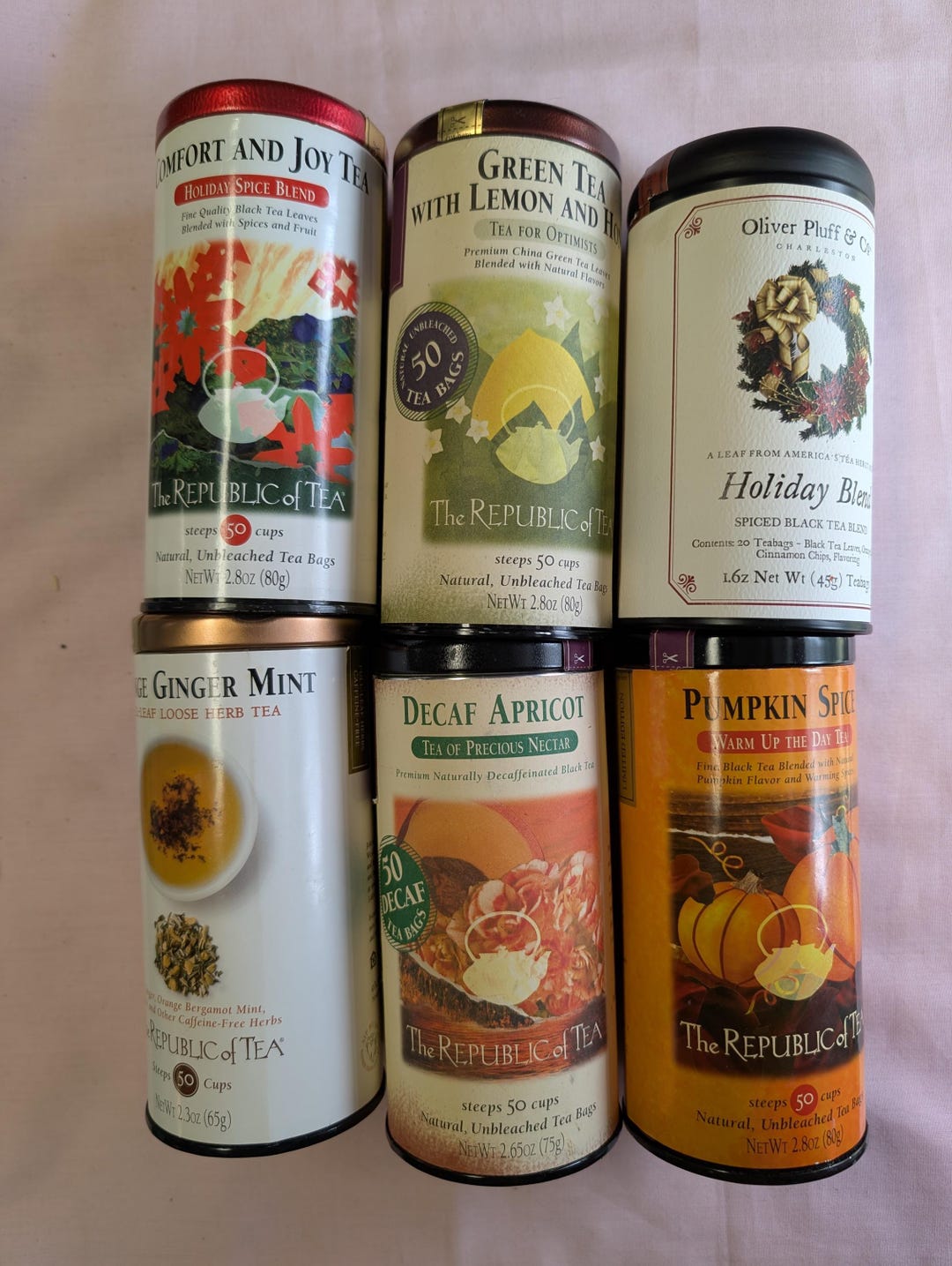 Empty Tea Tins, Metal Craft Canisters, DIY Project Supplies - Etsy