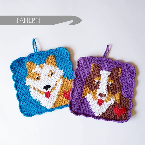 Knitting Pattern For Border Collie Dog Dog Hats | Wonky Woolies