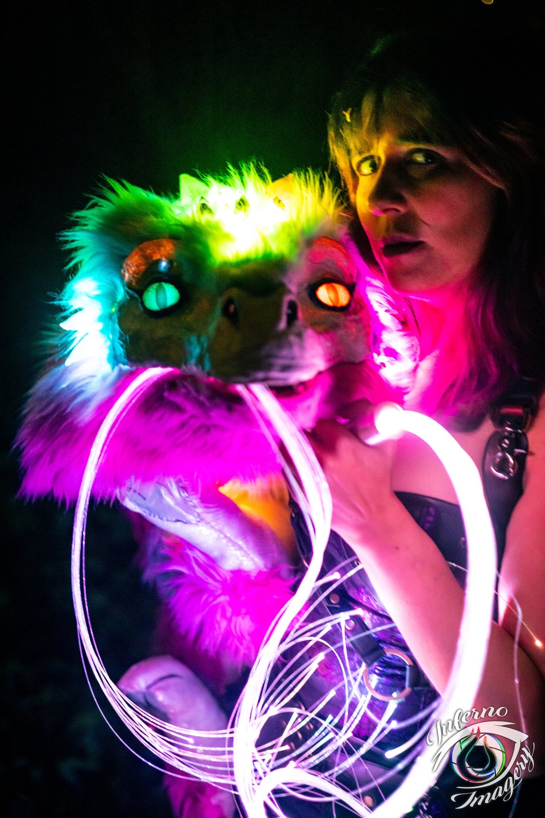 BIG Dragon Shoulder Puppet Familiar W/ LED and SMOKE - Etsy