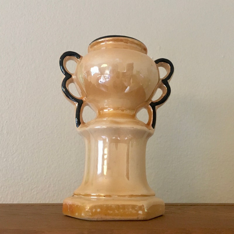 Peach Lusterware - Etsy