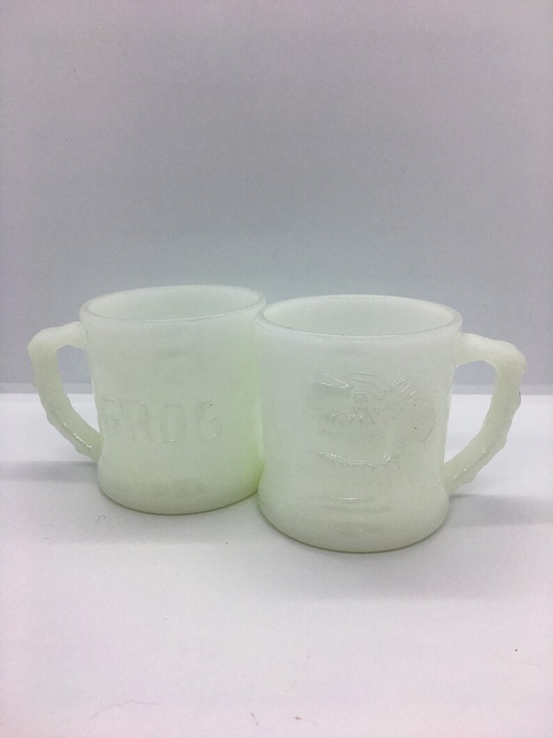 Johnny Hart BC GROG Milk Glass Mug - Etsy