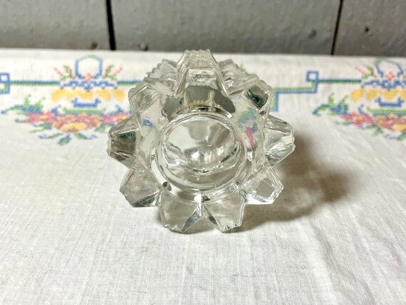1940s Vintage LE Smith Cut Pressed Glass Perfume Bott… - Gem